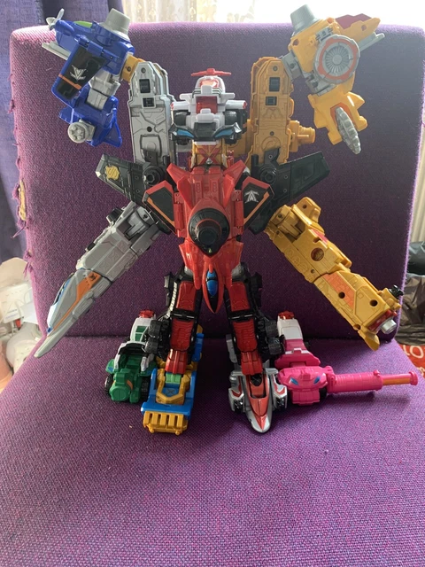 POWER RANGER SENTAI Lupinranger VS Patoranger Megazord Bundle (read ...