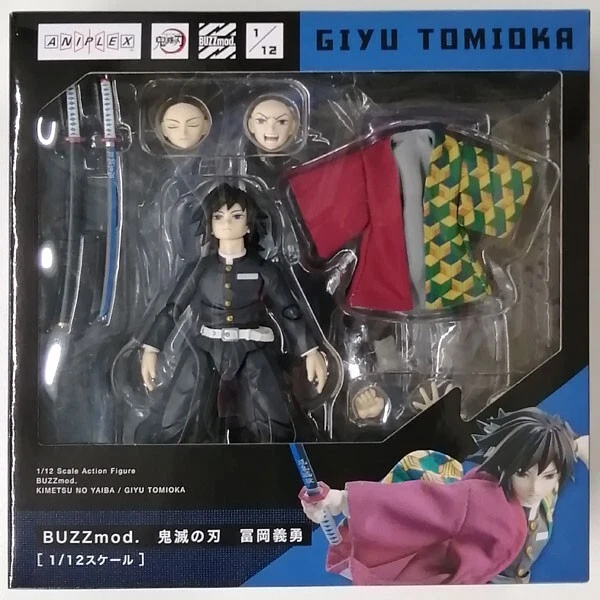 BUZZMOD. DEMON SLAYER Kimetsu no Yaiba Giyu Tomioka 1/12 Scale Action ...