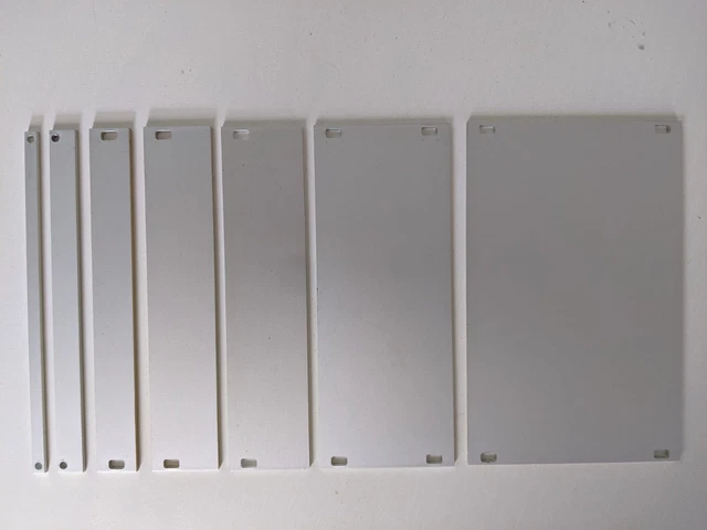 SET#3 OF 20 x Eurorack Synth Panel Blanks 1, 2, 5, 6, 10, 11, 16 HP £9. ...