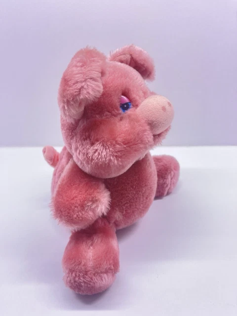 VINTAGE RUSS BERRIE Rosey Pink Chubby Pig Piglet Plush Soft Toy 8" £16. ...