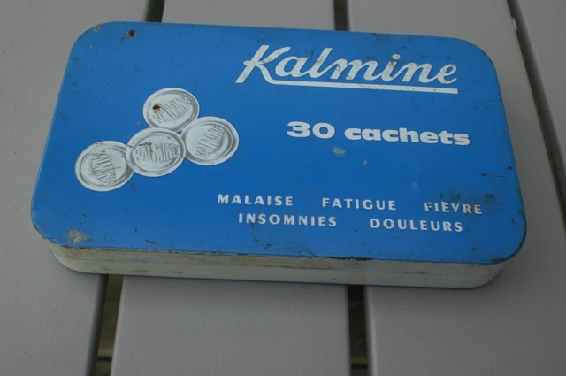 ANCIENNE BOÎTE CACHETS KALMINE. Labo Paul Métadier. médicament ...