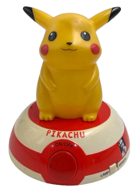 VINTAGE POKEMON PIKACHU Lamp Yellow Red Figure KFC 6" Tall £14.19 ...