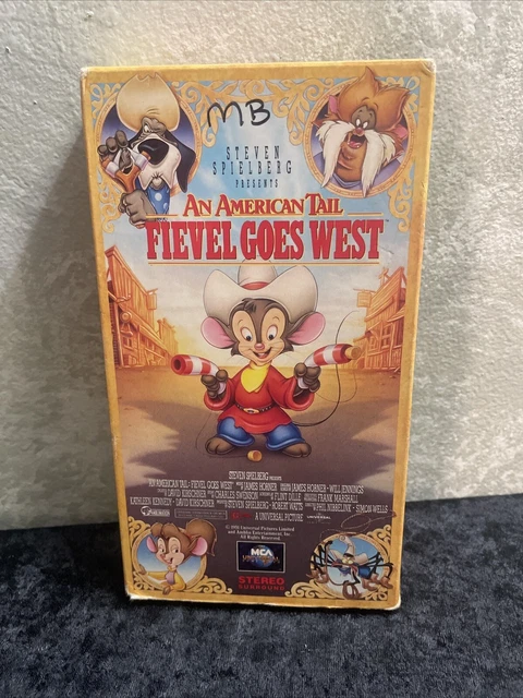 An American Tail Fievel Goes West Vhs 1991 Steven Spielberg Vintage