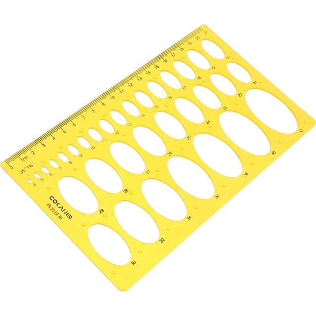 CURVE BOARD MEASUREMENT Tool Geometry Template Stencil Ellipse ...