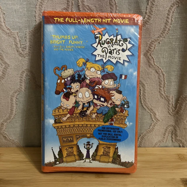 RUGRATS IN PARIS The Movie VHS Orange Clamshell Nickelodeon NEW SEALED ...