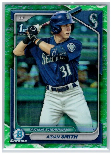 BCP-45 AIDAN SMITH Seattle Mariners 2024 Bowman 1° bagliore lunare ...