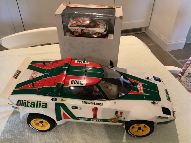 VINTAGE KYOSHO LANDMAX Lancia Stratos 1:8 And Kyosho Mini Z Lancia ...