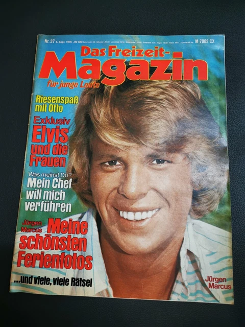 FREIZEIT MAGAZIN 37/1976 - Otto, Elvis, Jürgen Marcus, Erik Silvester ...