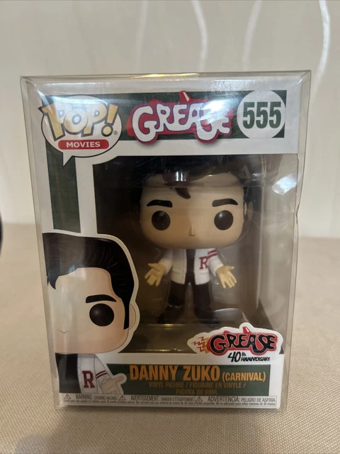 FUNKO POP MOVIES Figure : Grease #555 Danny Zuko [Carnival] £50.00 ...