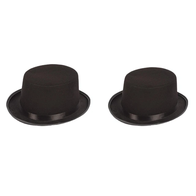 BLACK TOP HAT Classic for Kids Adults Fancy Dress Butler Costume ...