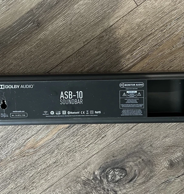 MONITOR ASB 10 Soundbar True Hi Fi For TV With 2x30 Bass Speakers 2x30 ...