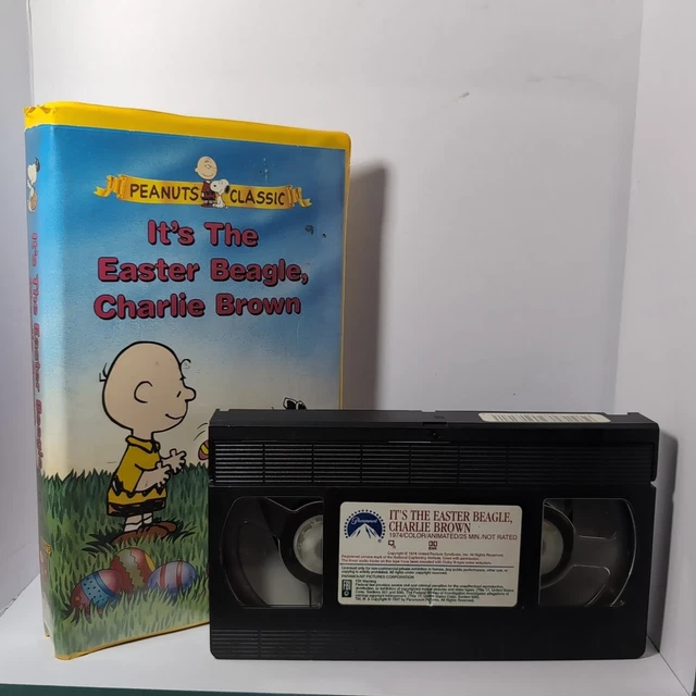 ITS THE EASTER Beagle, Charlie Brown (VHS, 1997, Yellow Clamshell) £4. ...