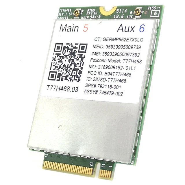 MODULE 4G LT4211 T77H468 GOBI5000 LTE / EV-DO / HSPA + Carte WWAN ...