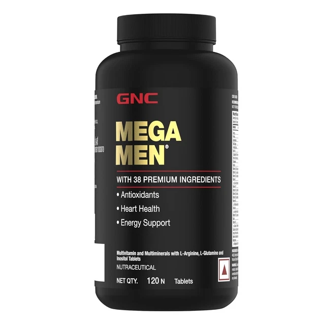 GNC MEGA MEN Multivitamin for Men (120 Tablets) Strengthens Immune ...