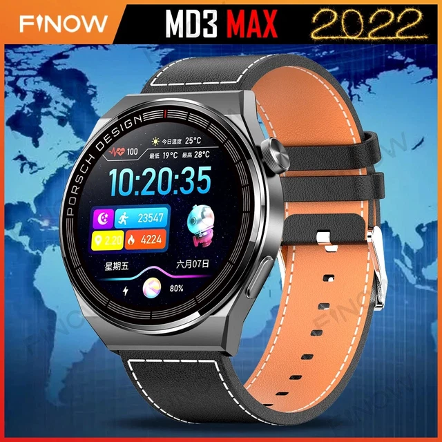 SMARTWATCH UOMO ULTIMA versione 2022 MD3 MAX PER ANDROID IPHONE WATCH ...