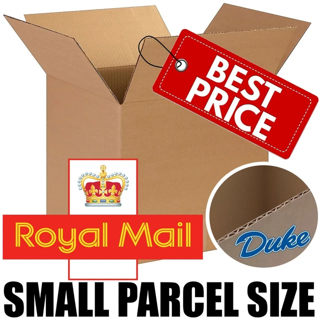 SELECTION OF ROYAL Mail Small Parcel Size Postal Cardboard Boxes *All ...