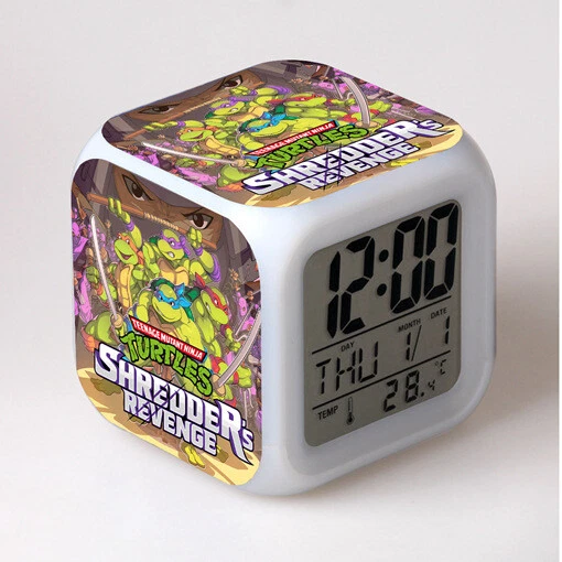 NEW CARTOON TEENAGE Mutant Ninja Turtles 7-Color Changing Nightlight ...