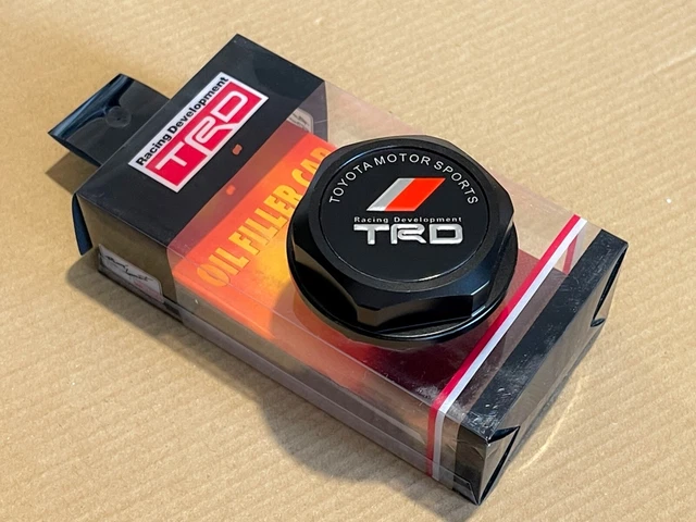 BLACK TRD OIL Filler Cap Toyota Celica Supra GT86 MR2 Yaris Corolla Lexus Soarer £18.95 ...