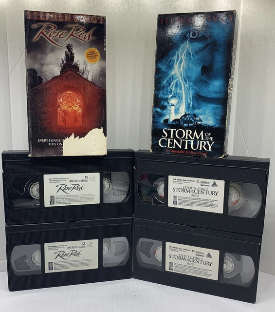STEPHEN KING VHS LOT Rose Red (VHS, 2002) Storm of the Century (VHS ...
