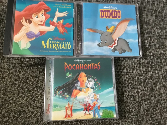 WALT DISNEY [3 CD][ Soundtrack] Little Mermaid + Dumbo + Pocahontas ...