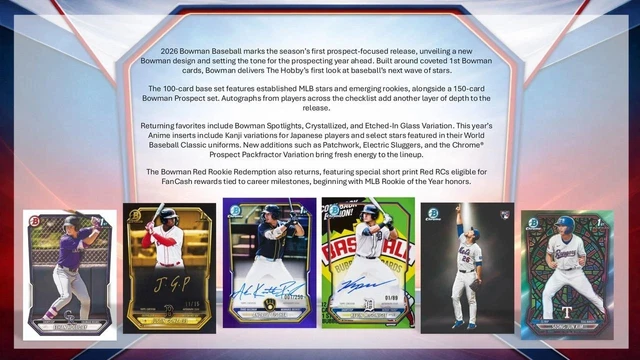 JAMIE ARNOLD ATH 2026 BOWMAN+SAPPHIRE (20 Box) Player Break#3 $1.40 ...