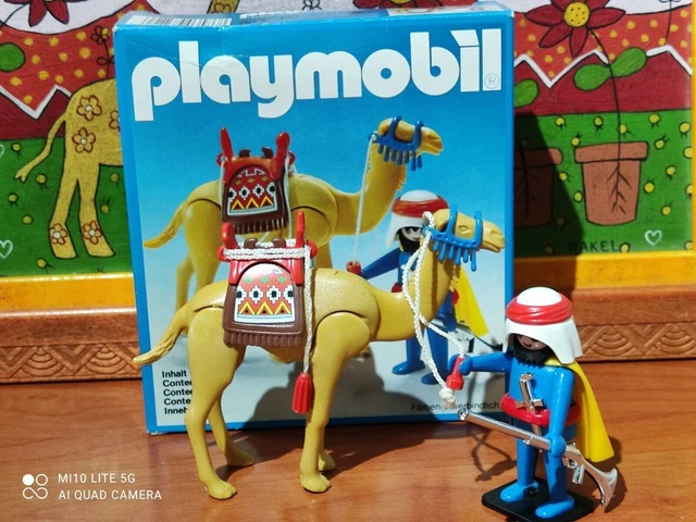 PLAYMOBIL REF 3586 Set De Dromadaire Bédouin Camel Bédouin Boîte Années ...