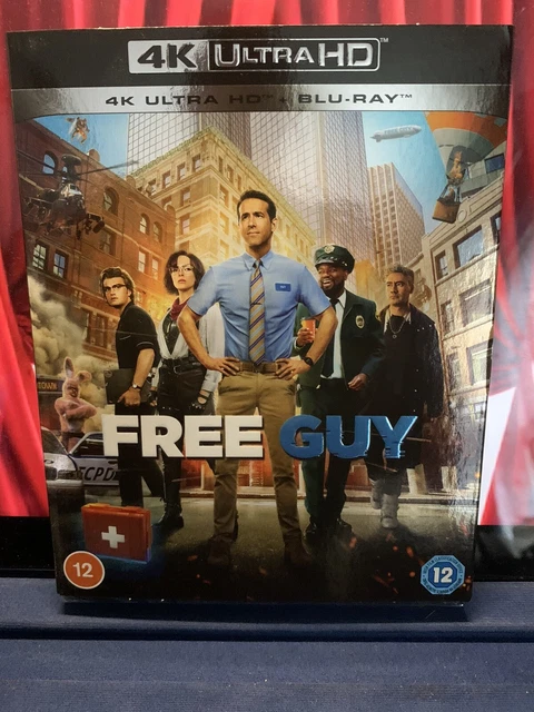 FREE GUY (RYAN Reynolds) 4K UHD Ultra HD Blu Ray New & Sealed £9.99 ...