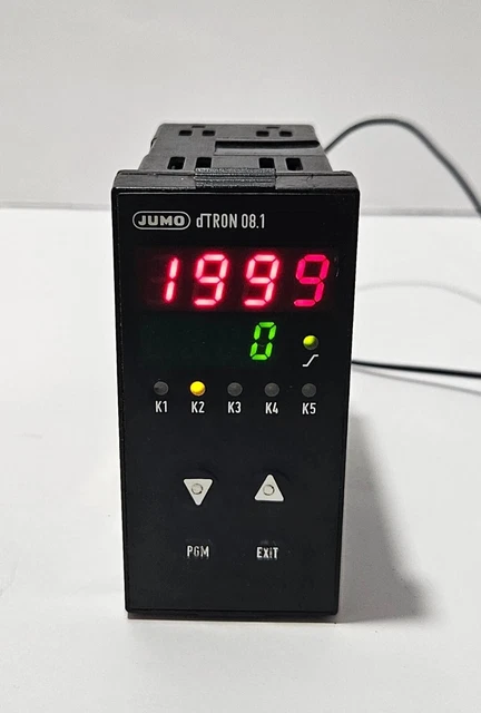 JUMO 70303140-044-101-00-101-01050,061 MICROPROCESSOR CONTROLLER dTRON ...