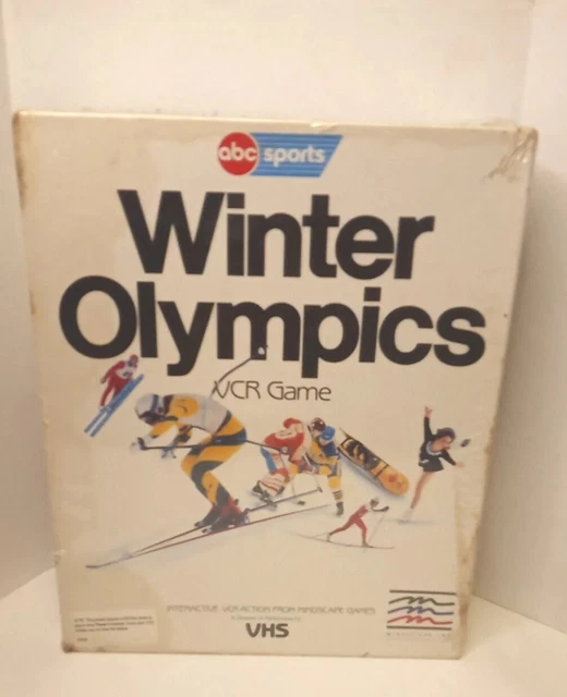 VINTAGE 1987 ABC Sports Winter Olympics VCR Family Board Game Made USA ...
