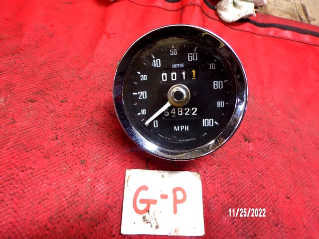 MG MIDGET, SPRITE, Smiths Speedometer Prt # SN 5230/05S 1376, testé ...