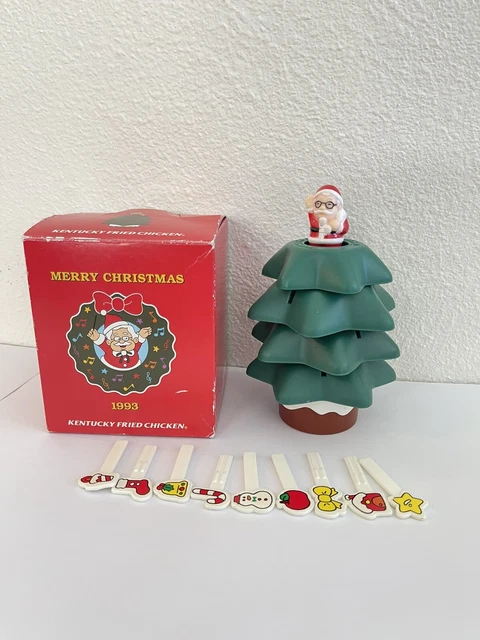 KENTUCKY FRIED CHICKEN Japan KFC Merry Christmas 1993 Tree Colonel ...