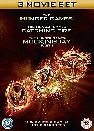 HUNGER GAMES TRIPLE Pack (Box Set) (DVD, 2015) 3 DVDs & Cover Only £2.10 - PicClick UK