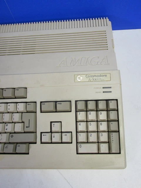 VINTAGE COMMODORE AMIGA A500 PLUS VIDEO COMPUTER SYSTEM GAME CONSOLE powers on £140.39 - PicClick UK