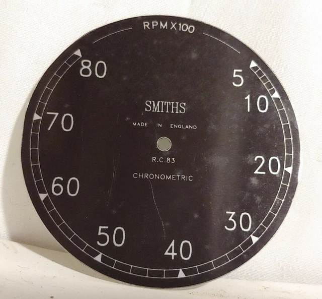VINTAGE SMITHS B.S.A. 1954-59 A10/Gold Star Tach Face. Chrono. $29.95 ...