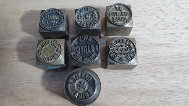 ANCIENNE MATRICE TAMPON en bronze des années 1920 ( pub liqueur ) EUR ...