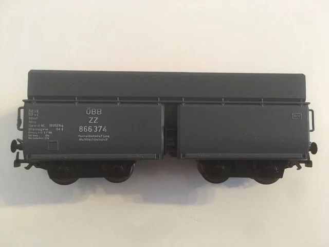 KLEINBAHN 356 ERZ Selbstentlade Güterwagen Öbb H0 ZZ 866374 Für ...
