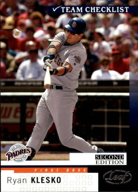 2004 (PARENTS) LEAF Second Edition #300 Ryan Klesko TC EUR 1,86 ...