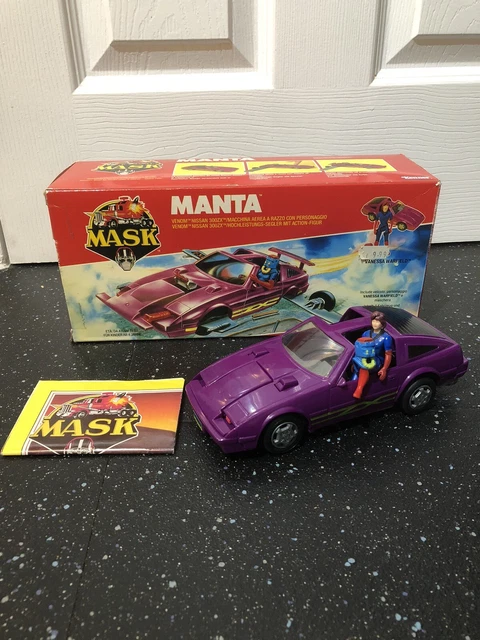 VINTAGE KENNER M.A.S.K MASK Manta Complete w/ Vanessa Warfield Boxed ...
