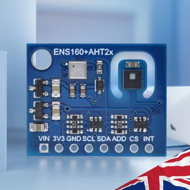 ENS160+AHT21 TEMPERATURE AND Humidity Sensor Useful I2C for Arduino £7. ...