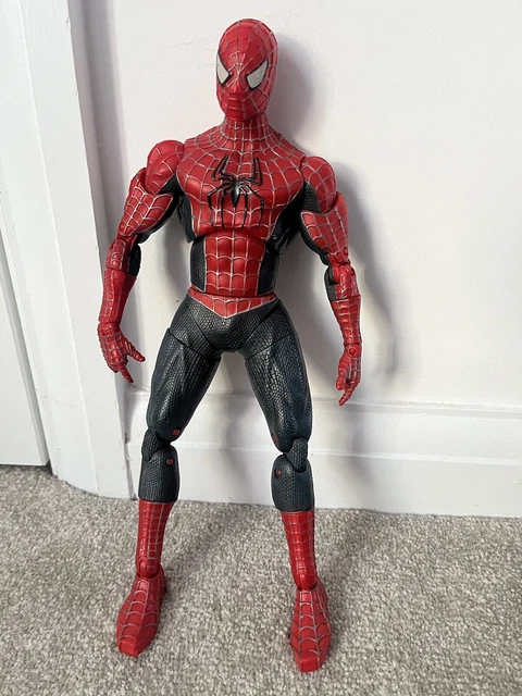 12”INCH MARVEL SPIDER man 2 Movie Action Figure 2004 Toby Maguire Rare ...