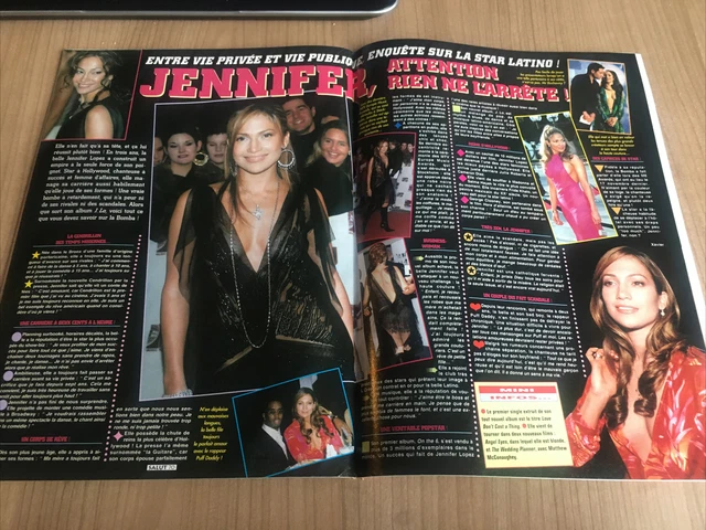 JENNIFER LOPEZ COUPURE de presse 2001 2 pages CLIPPING Cutting Article ...