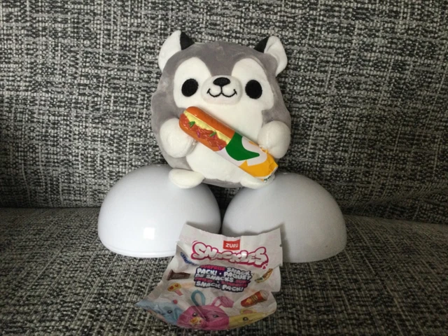 NEW SERIES 2 Zuru Snackles Soft Toy Subway mystery surprise dog husky ...