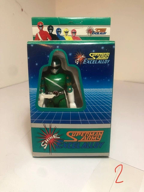 SHINE SUPERMAN ARMY Excel Alloy Figure Green Bootleg Power Rangers EUR ...