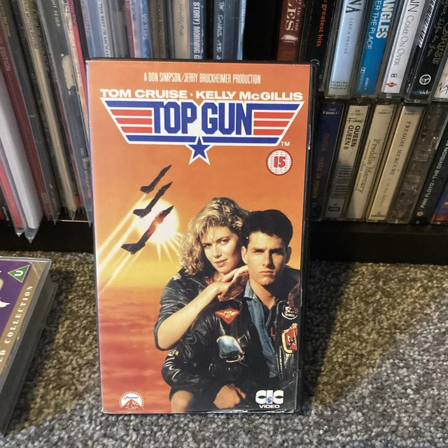 TOP GUN 1987 VHS Tom Cruise Original Version £5.98 - PicClick UK