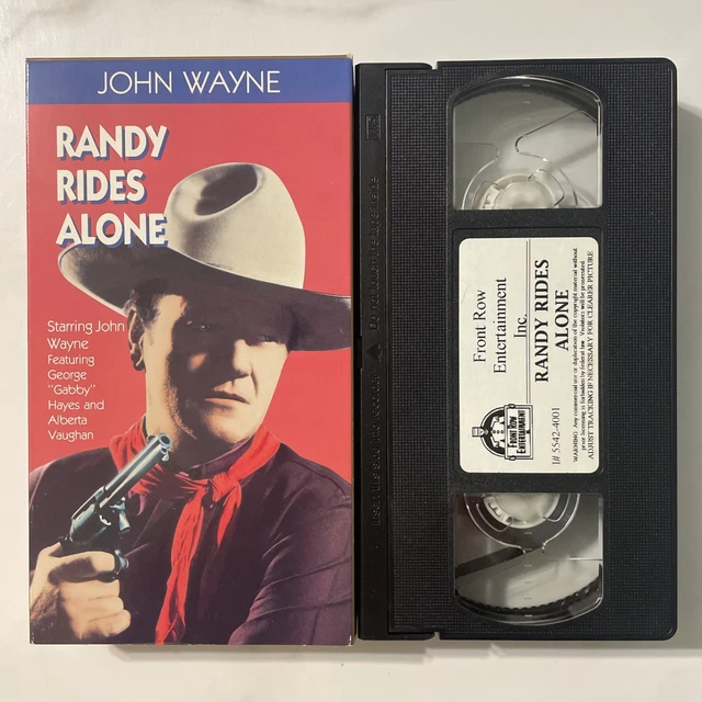 RANDY RIDES ALONE (VHS, 1934) John Wayne Western ~ BUY 2 GET 1 FREE! £6 ...