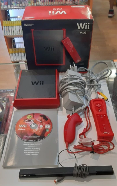 CONSOLE NINTENDO WII Mini COMPLETA + Gioco Zumba Fitness USATO ...
