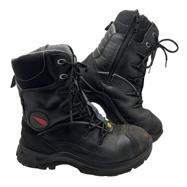 REDWING #3207 PETROKING Safety Work Zipped Boots Size UK 7 used toe cap ...