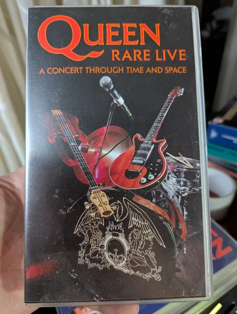 QUEEN RARE LIVE A concert trough time and space VHS KASSETTE TAPE PAL ...