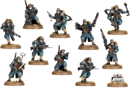 VETERAN GUARDSMEN SQUAD Death Korps Of Krieg Kill Team Octarius ...