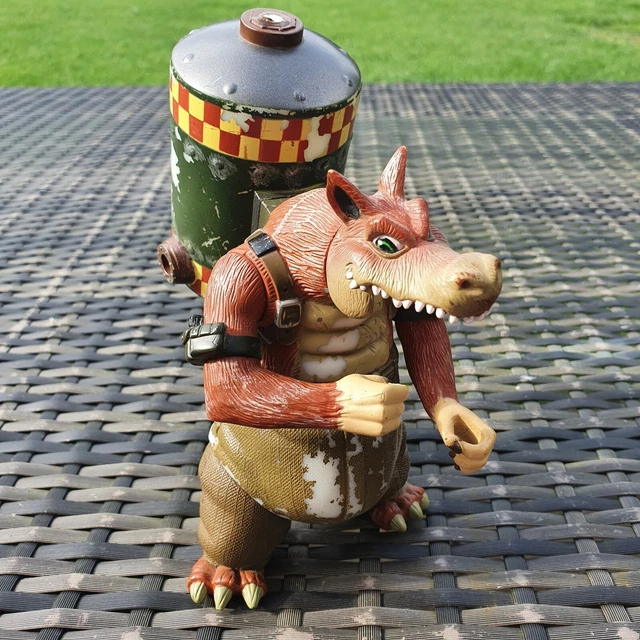 1999 RESAURUS CRASH Bandicoot - Dingodile - Toy Action Figure PS1 Retro ...